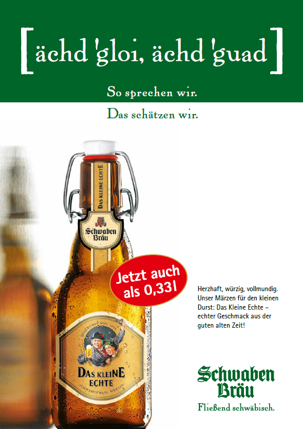 Das Kleine Echte - Dinkelacker Bilderdatenbank